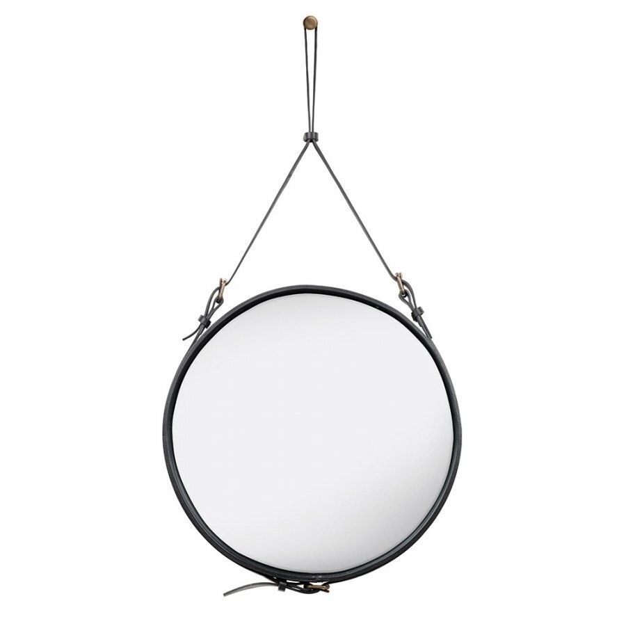 Gubi Adnet Peili Pyöreä Musta 58 Cm - Huonekaluliike.fi